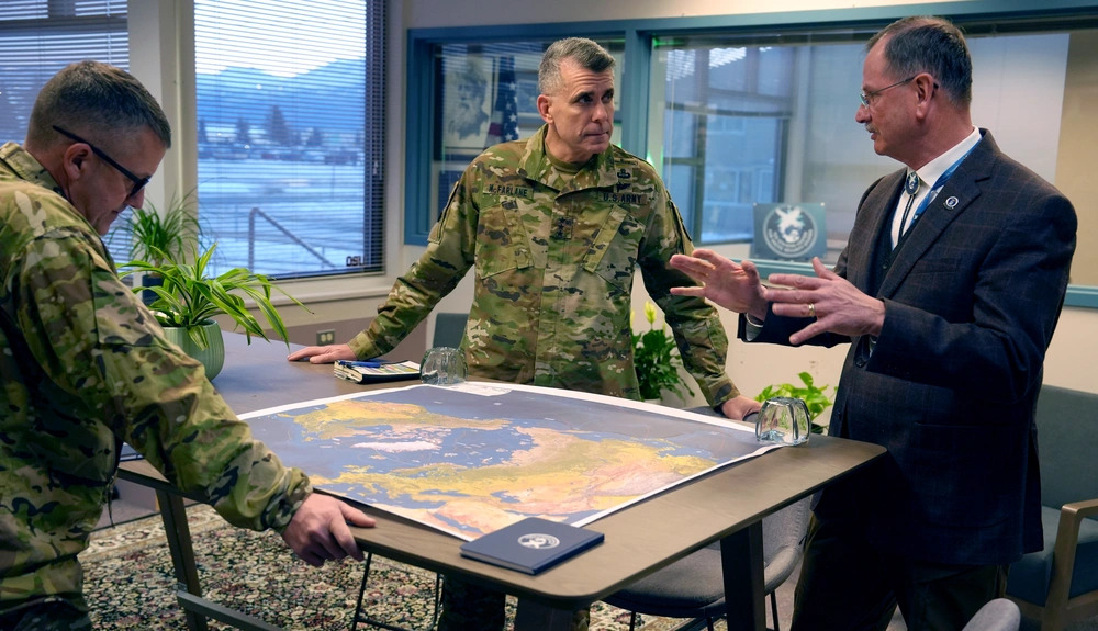 I Corps leadership visits TSC - Ted Stevens Center